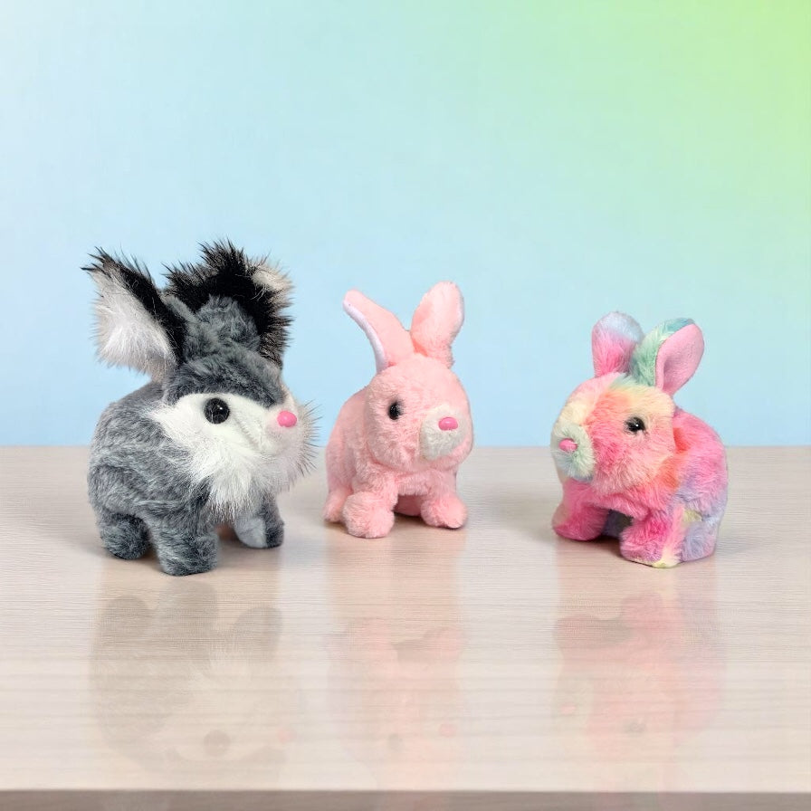 Interactive Electric Rabbit Plush Toy – OldTribes