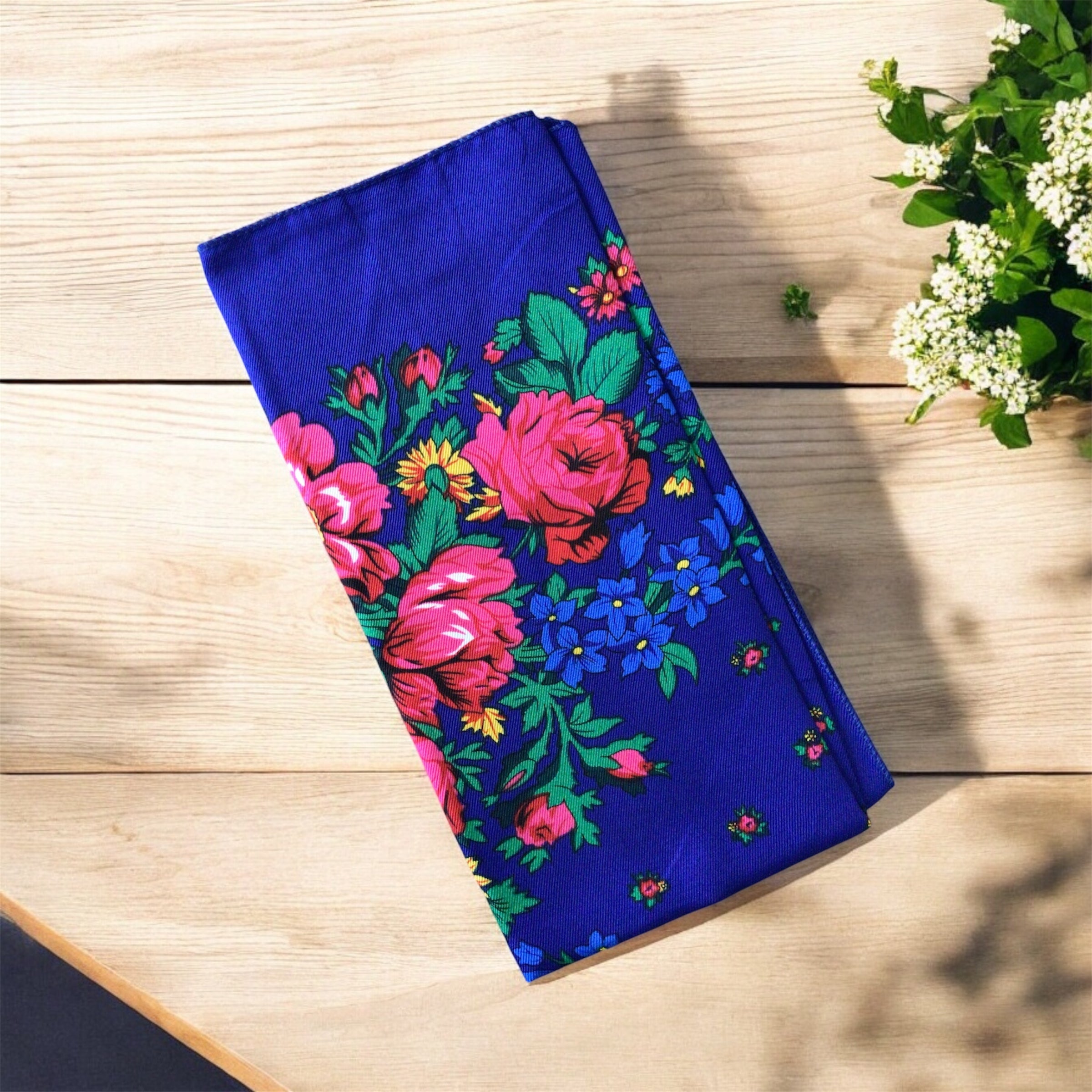 Midnight Blue Kokum Scarf – OldTribes