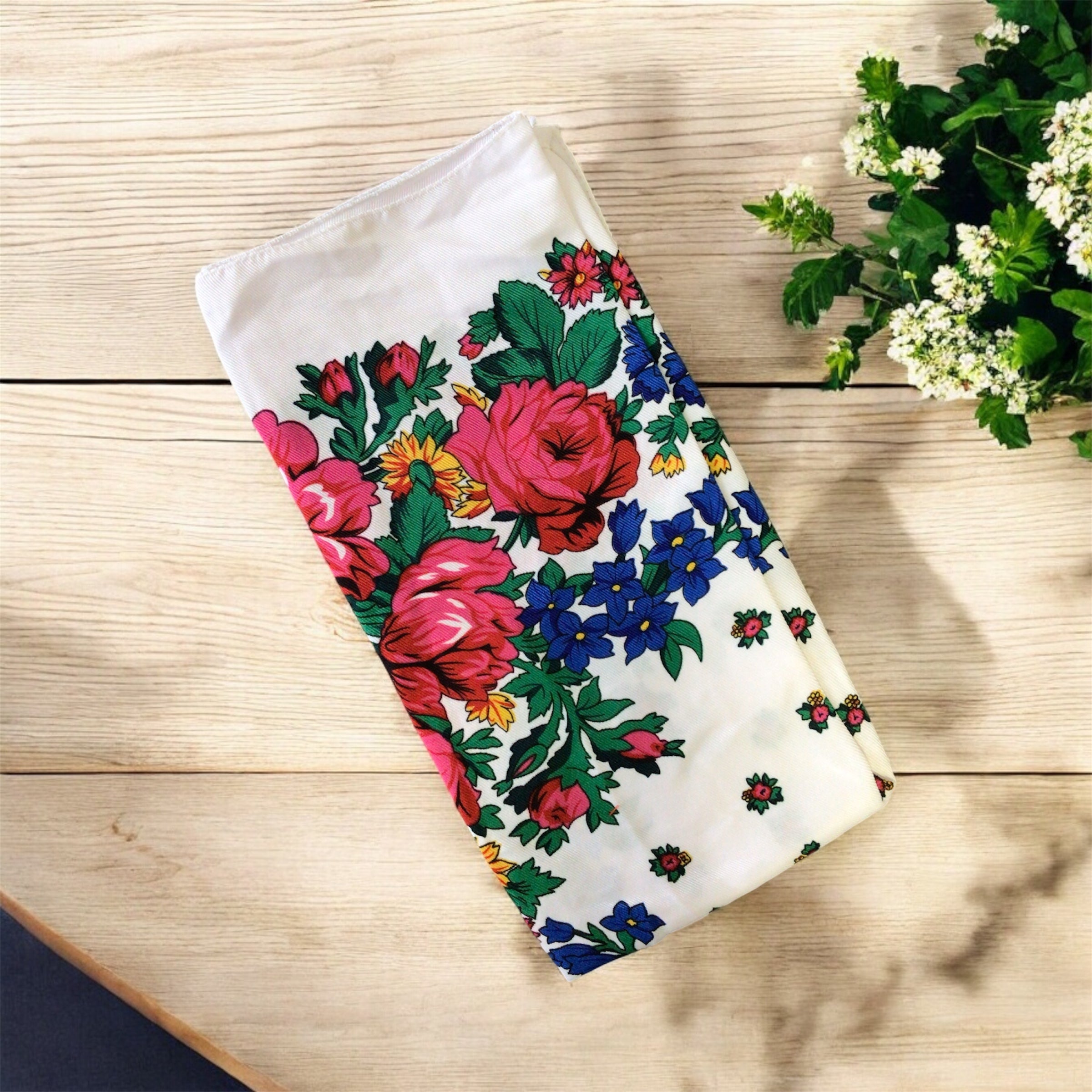 True White Kokum Scarf – OldTribes