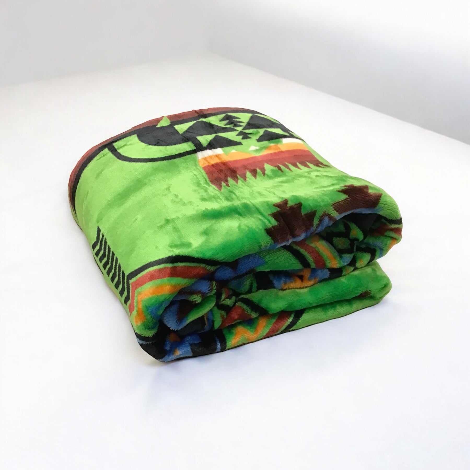 Neon Green Reversible Baby Blanket – OldTribes