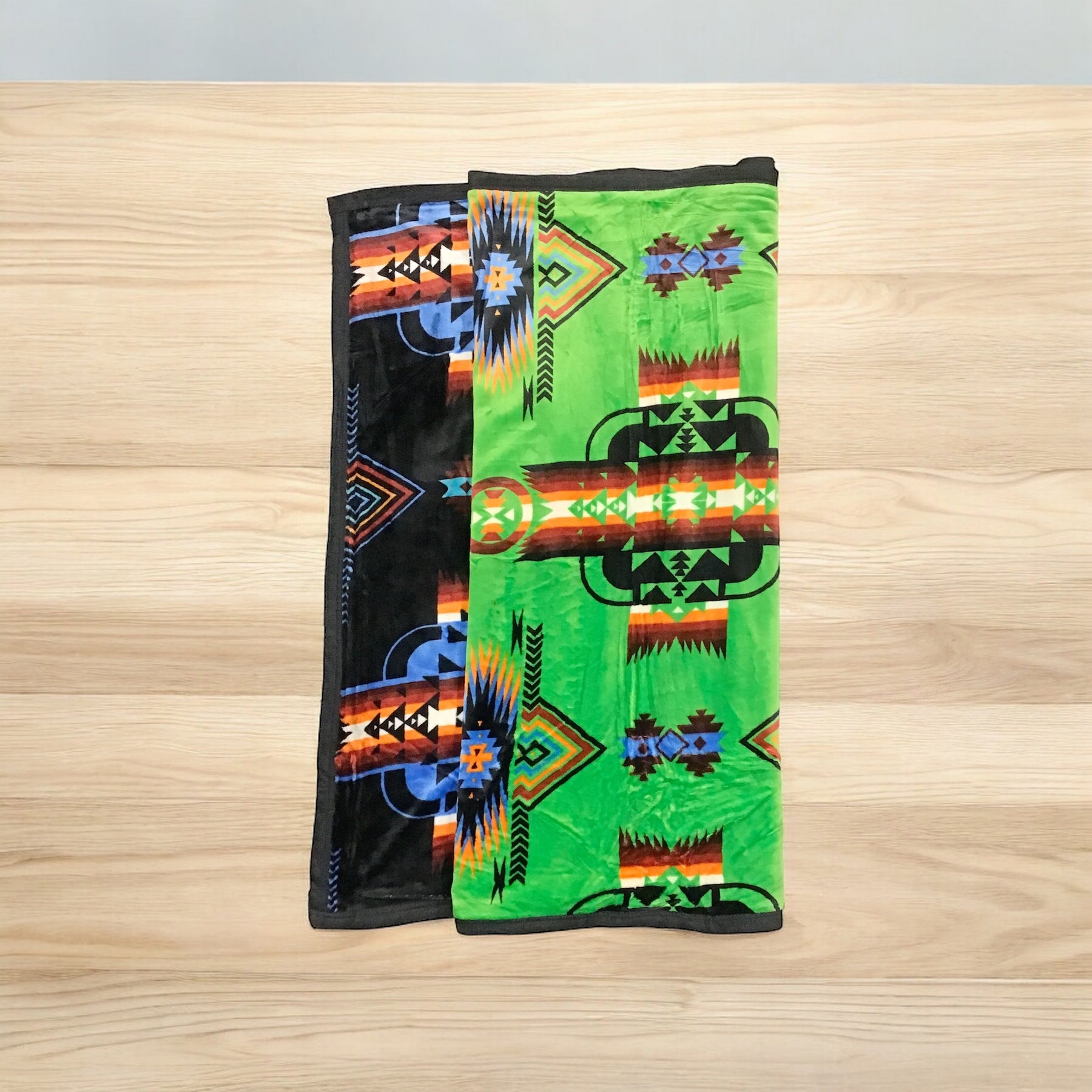 Neon Green Reversible Baby Blanket – OldTribes