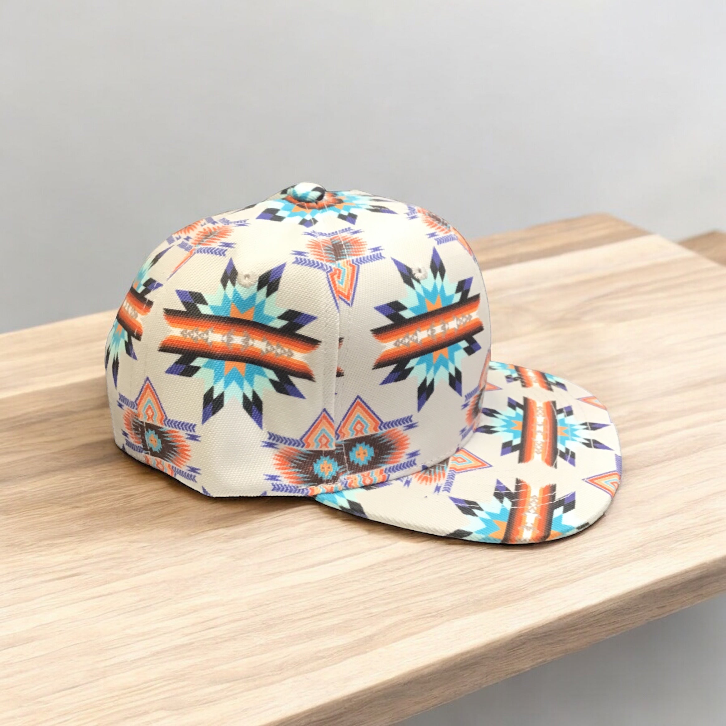 Beige Star Design Native Cap – OldTribes