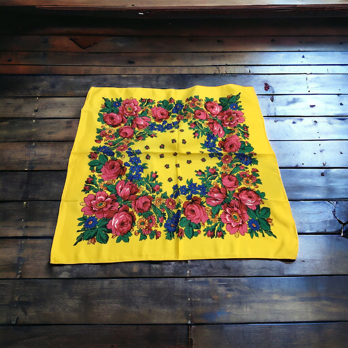 Kookum scarf(yellow ) – OldTribes