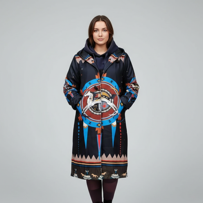 OLDTRIBES™ Sacred Horse Long Coat – OldTribes