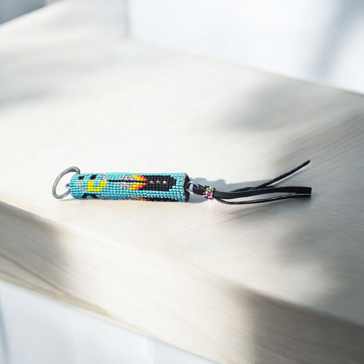 OLDTRIBES™ Beaded Turquoise Keychain – OldTribes