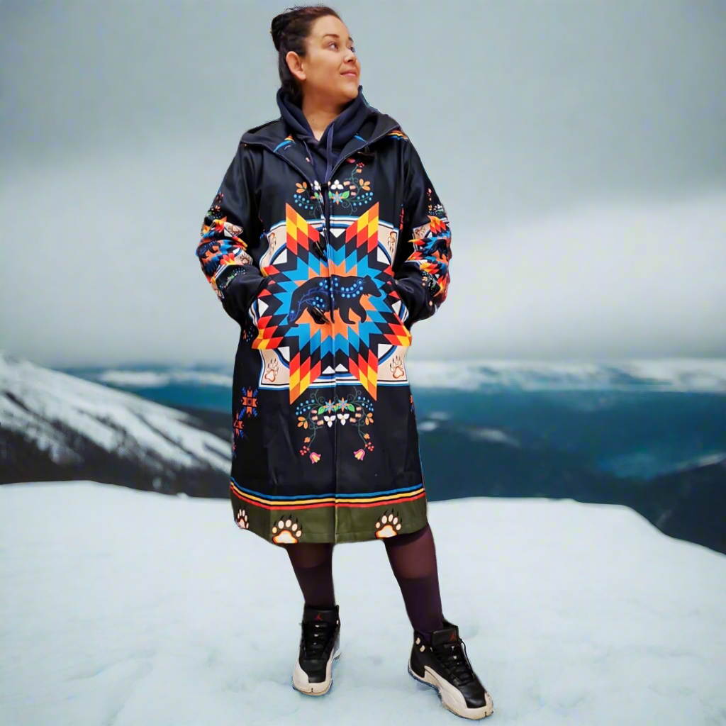 OLDTRIBES™ Courage Bear - Black Long Coat – OldTribes