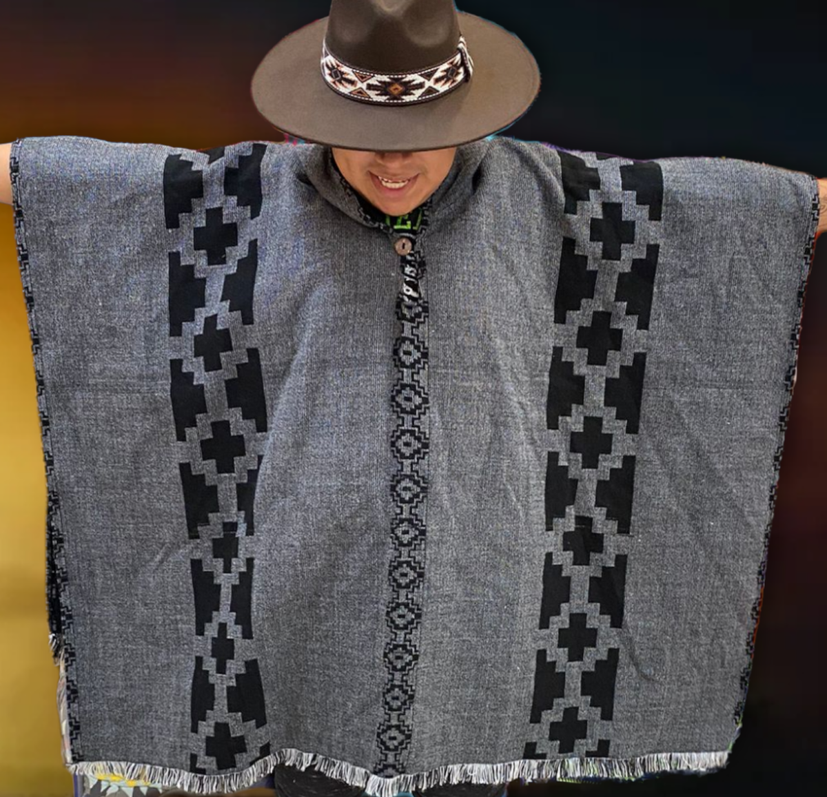 Mens Indigenous fair trade ponchos (#2) – OldTribes